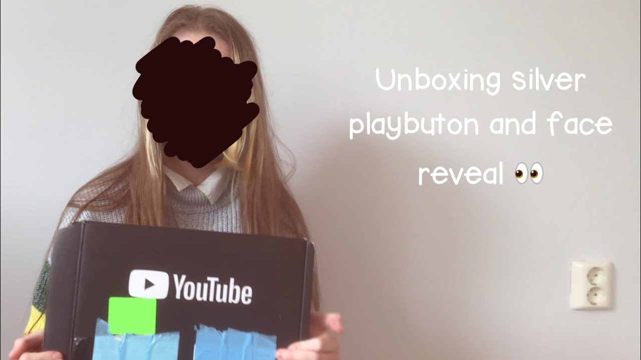 Unboxing my 100k Playbutton (face reveal) :) - YouTube