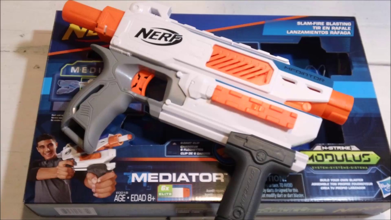 Nerf Modulus Mediator unboxing and first impressions - YouTube