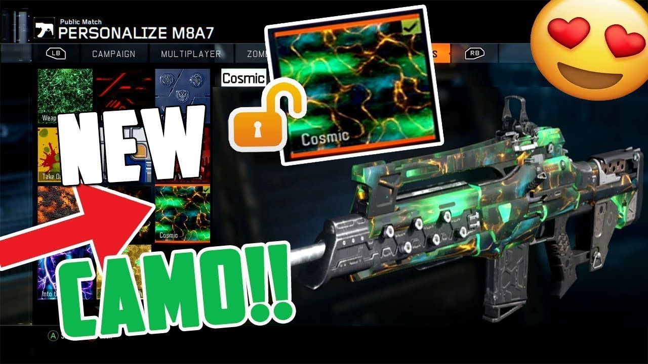 NEW "COSMIC" CAMO IN BLACK OPS 3! Call of Duty - YouTube
