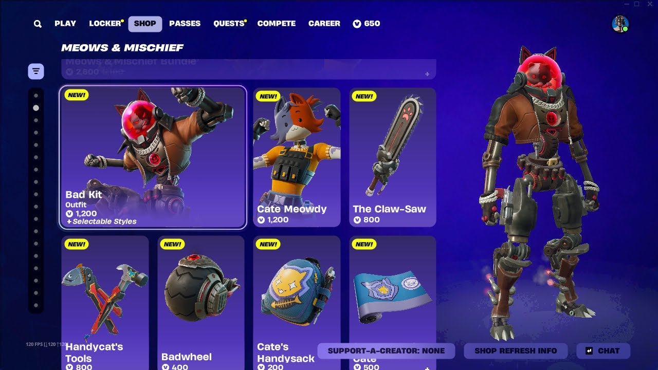 *New* Bad Kit Skin Just Dropped In The Fortnite Item Shop [04/17/2025 ...