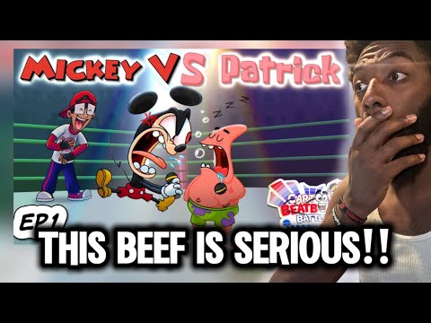 A NEW SERIES?! 🤯 MICKEY vs PATRICK Cartoon Beatbox Battle (REACTION ...