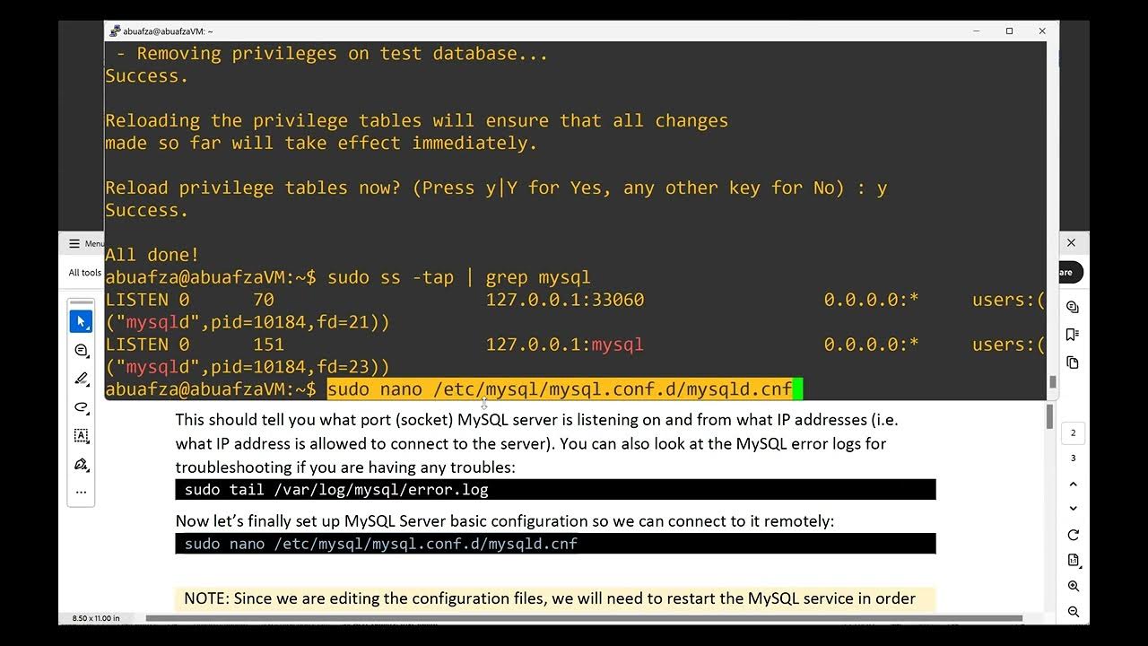 Installing MySQL Server on Ubuntu - YouTube