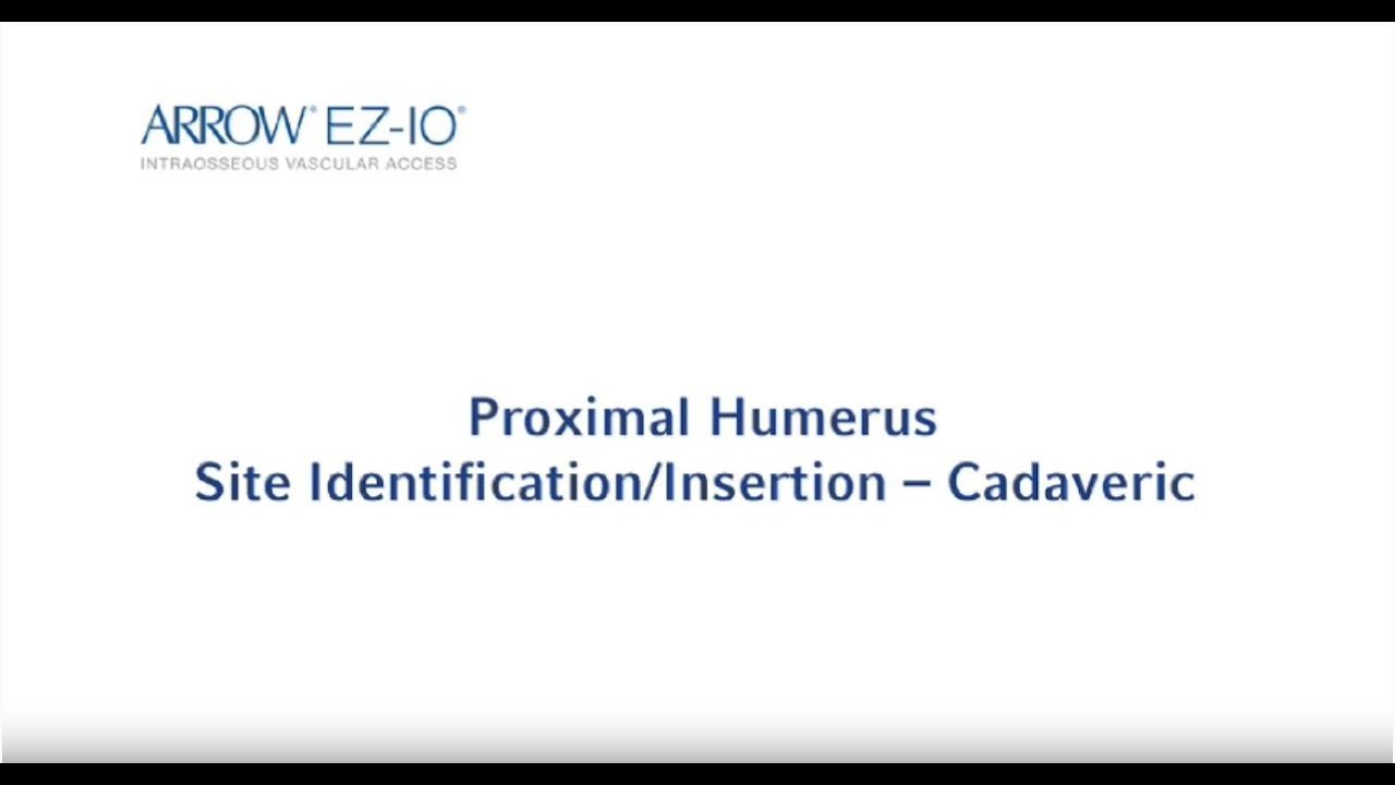 The Proximal Humerus: Ch. 1 - Identification/Insertion with the Arrow ...