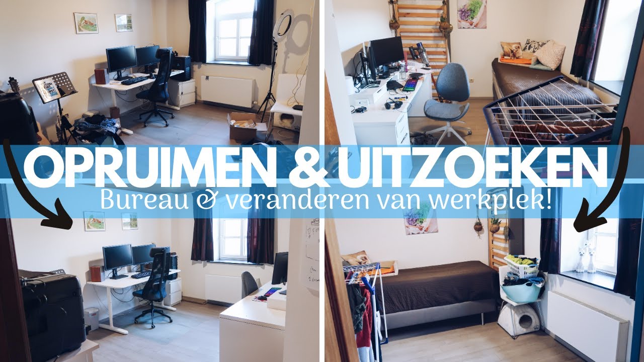 BUREAU OPRUIMEN EN VERPLAATSEN | NIEUWE WERKPLEK | Thuiswerkplek ...