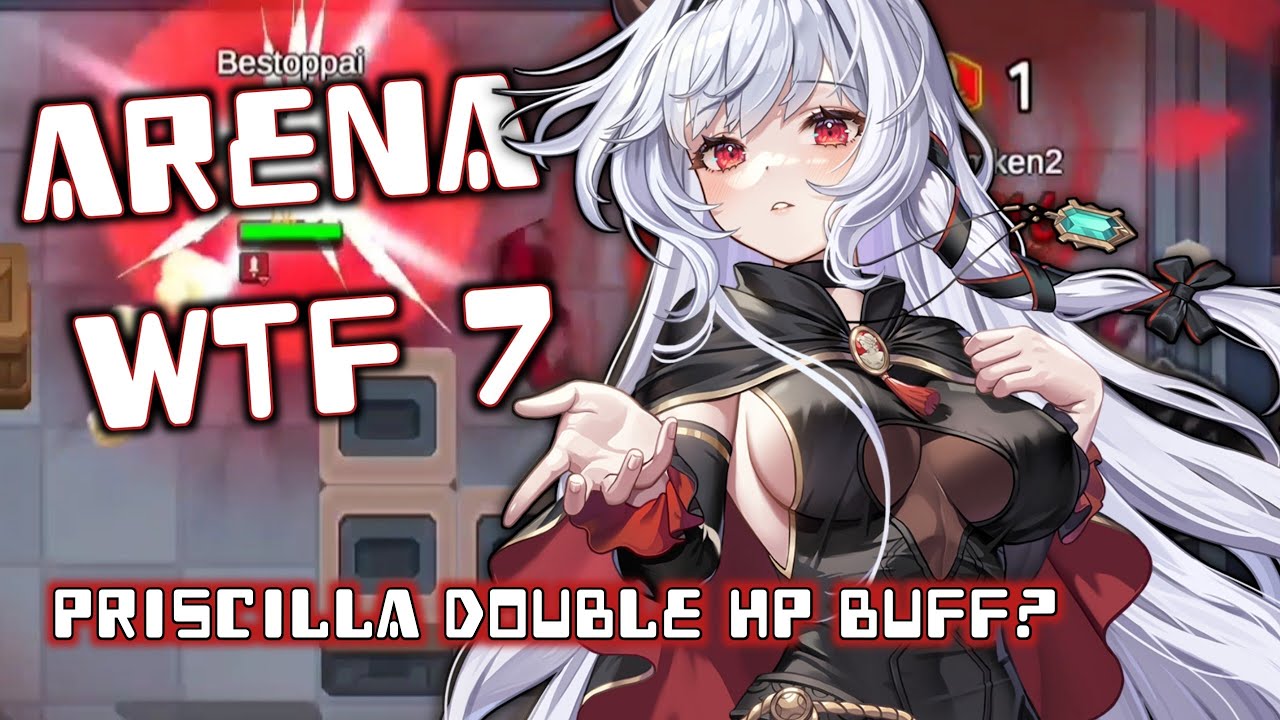 Priscilla Double HP party buff | Arena Wtf 7 Guardian Tales - YouTube