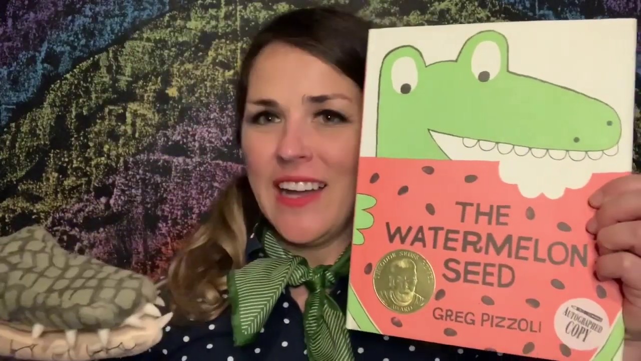 The Watermelon Seed by Greg Pizzoli - read by Lolly Hopwood - YouTube