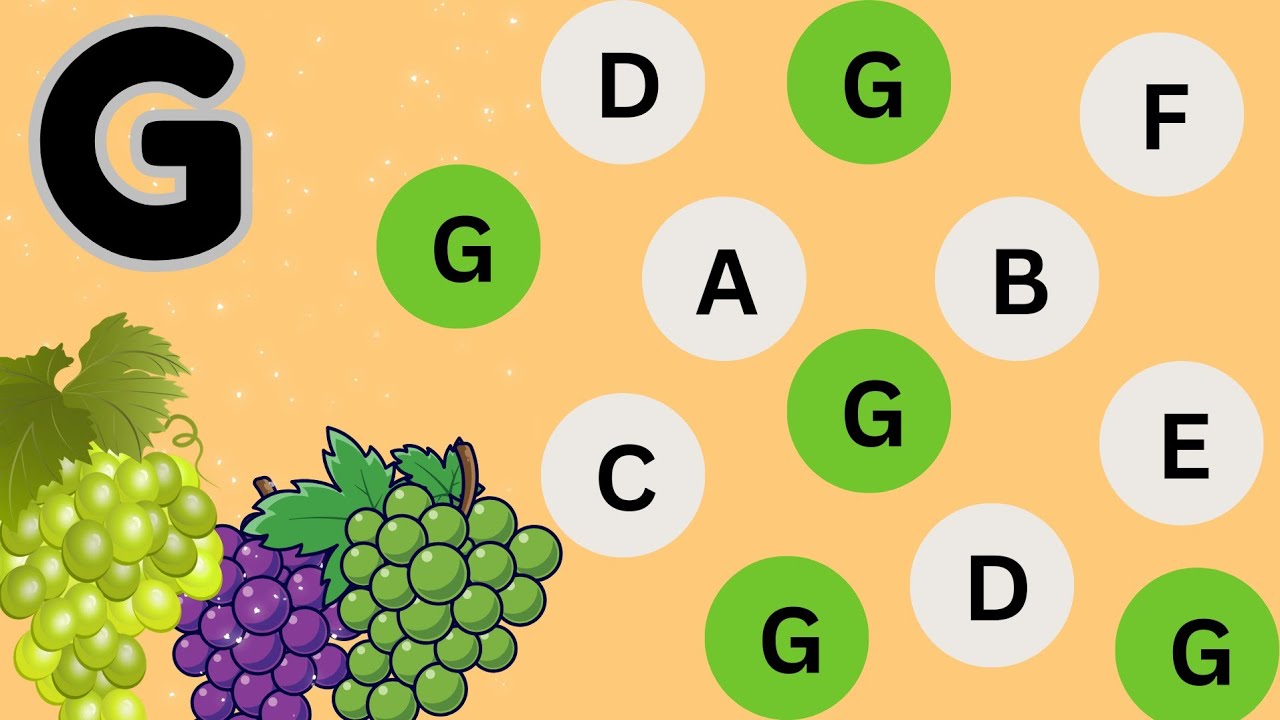 🍇 Fun with Grapes: Letter G Activity and Counting for Kids| G for ...