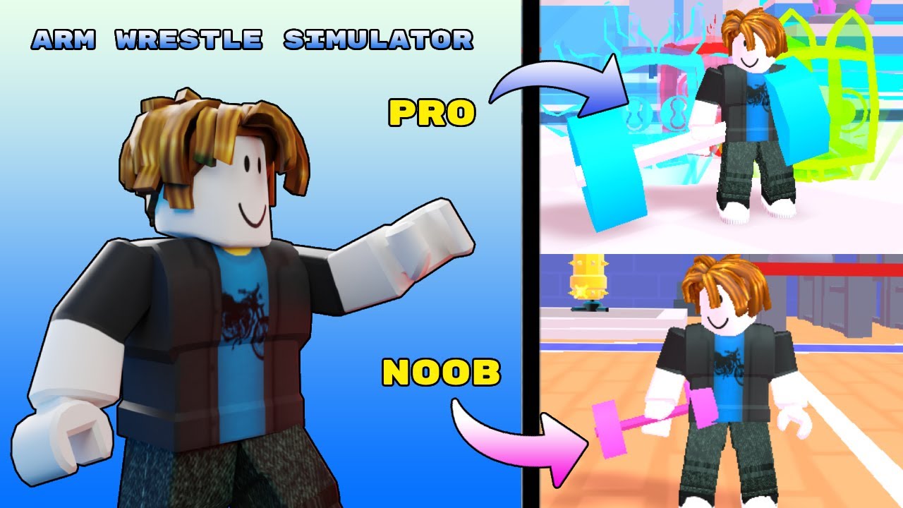 ARM WRESTLE SIMULATOR NOOB TO PRO - EPISODE 1 - YouTube