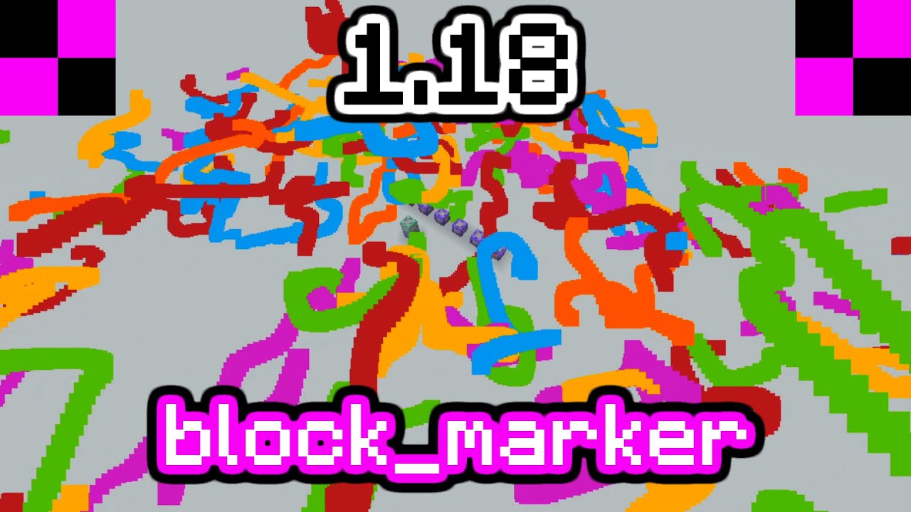 The new Minecraft block marker particle is sick (21w42a) - YouTube