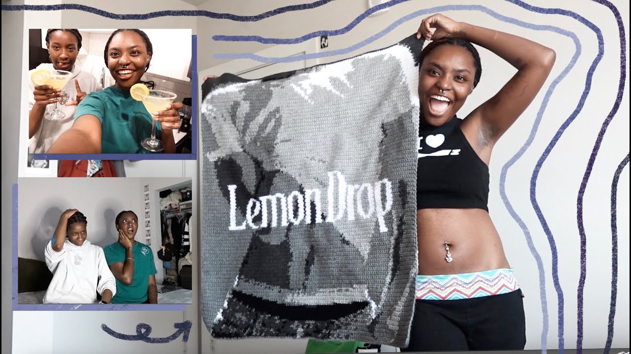 kpop crochet: ATEEZ COMEBACK.. crocheting a lemon drop tapestry, making ...