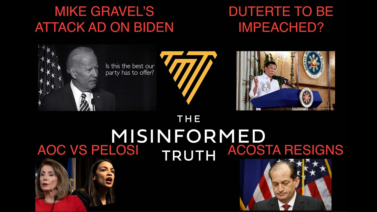 AOC vs Pelosi, Mike Gravel Runs Anti-Biden Attack Ad, Alexander Acosta ...