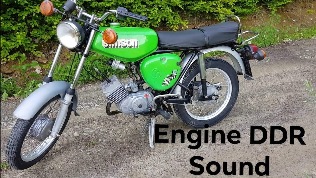 Simson S51 Engine DDR Sound / Odpalanie i praca silnika - YouTube