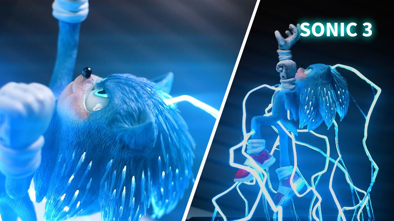 How to make Sonic 3 movie Sonic diorama / clay - YouTube