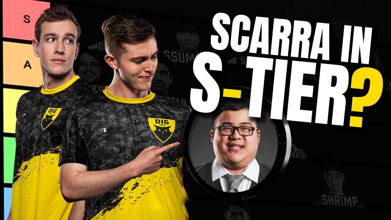 Scarra? Imaqtpie? Classic DIG League of Legends Tier List | Major ...
