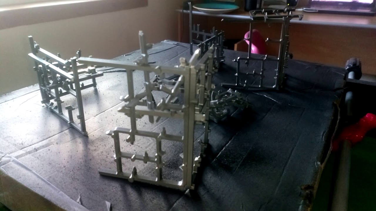 Repurposing sprue- Part 7, Adding some shade - YouTube