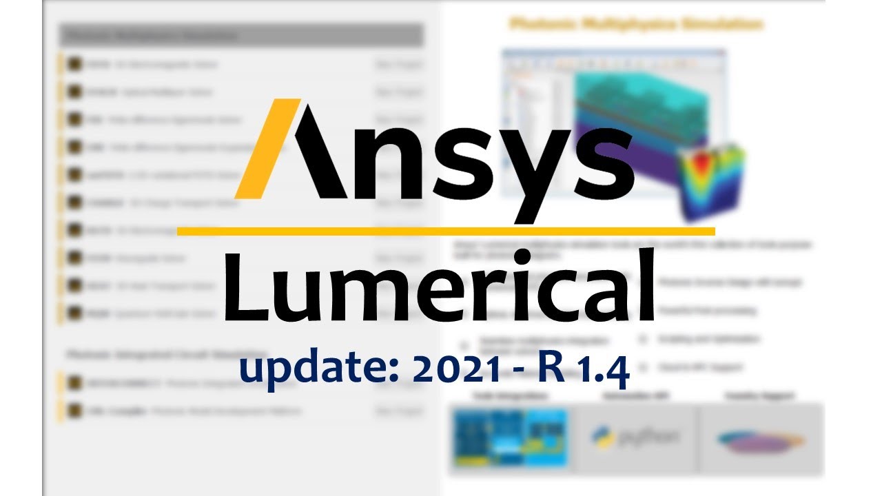 Lumerical 2021 R1.4 and R2.5 - Full Cracked all modules. - YouTube
