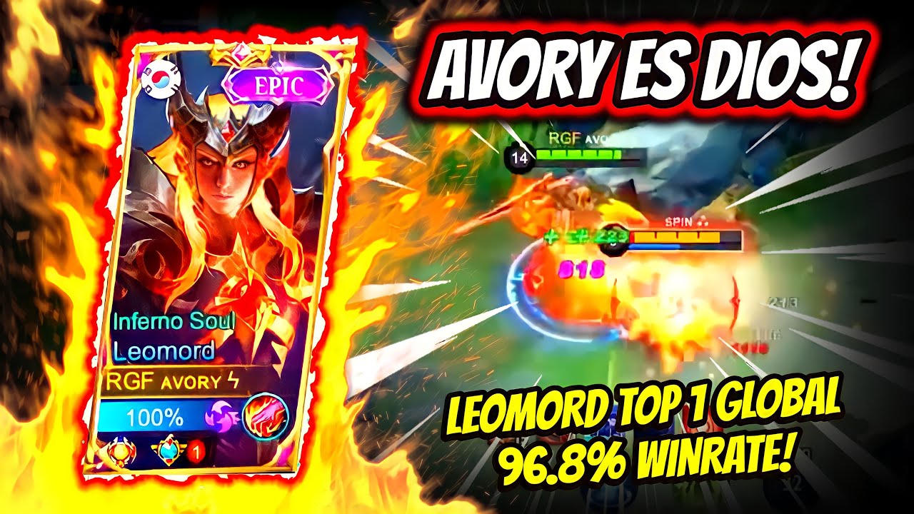¡SOLO AVORY PUEDE JUGAR A ESTE NIVEL! LEOMORD TOP 1 GLOBAL 96.8% ...