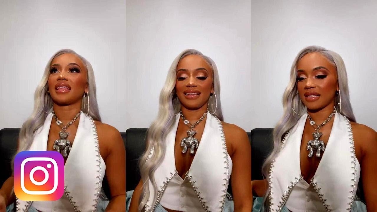 Saweetie Instagram LIVE - August 20, 2021 - YouTube