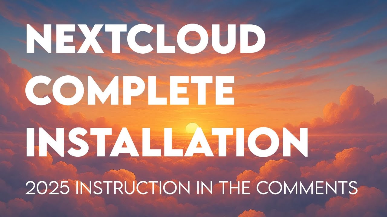 Полная установка Nextcloud 2023 - YouTube