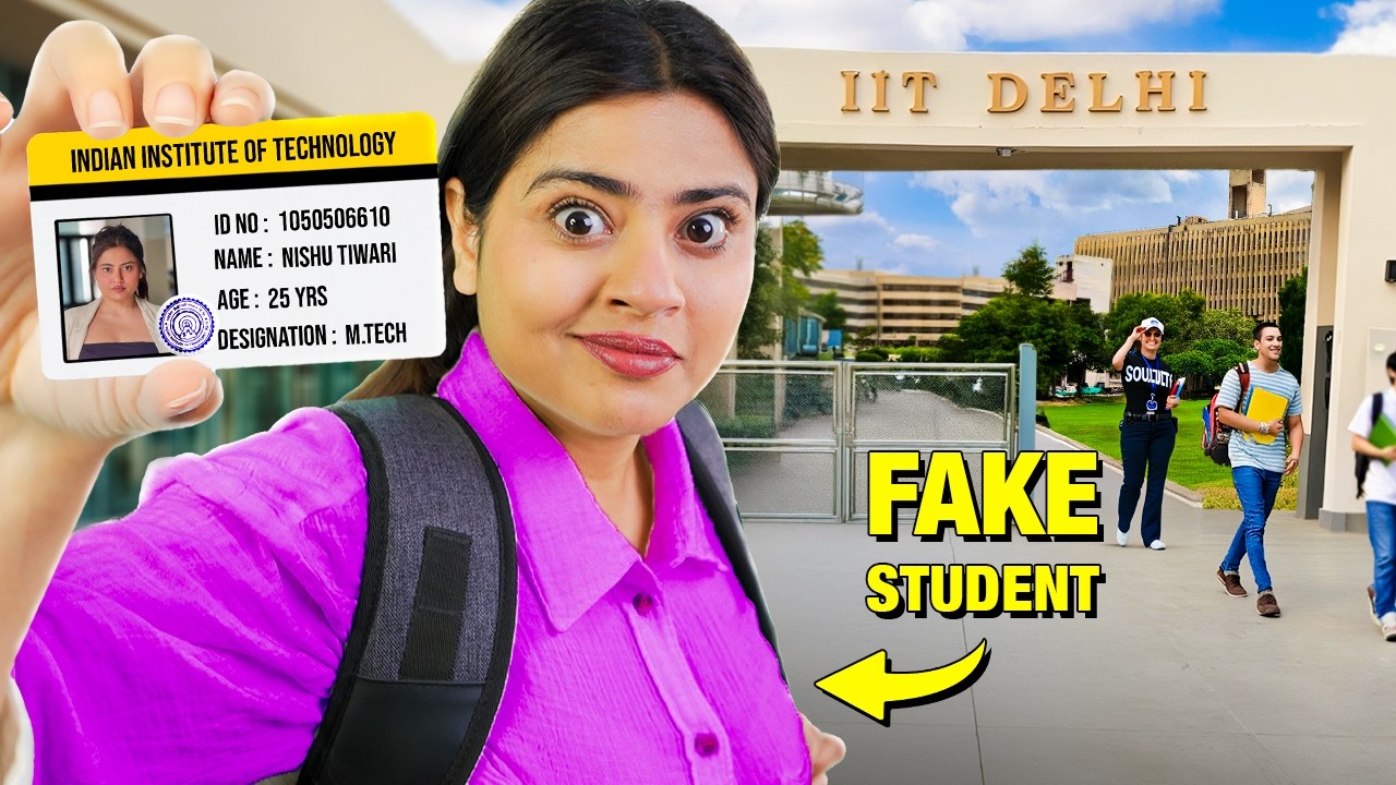 I Crashed an IIT Class Without Admission - YouTube