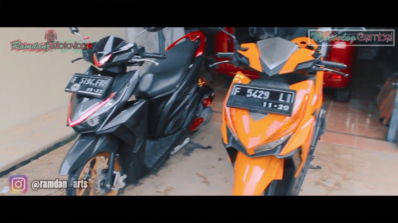 Click 125 orange modification babylook - YouTube