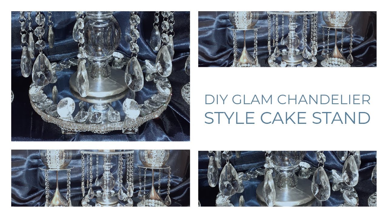 DIY Glam Mirrored Crystal Display Stand | New Glam DIY Home Décor Ideas ...