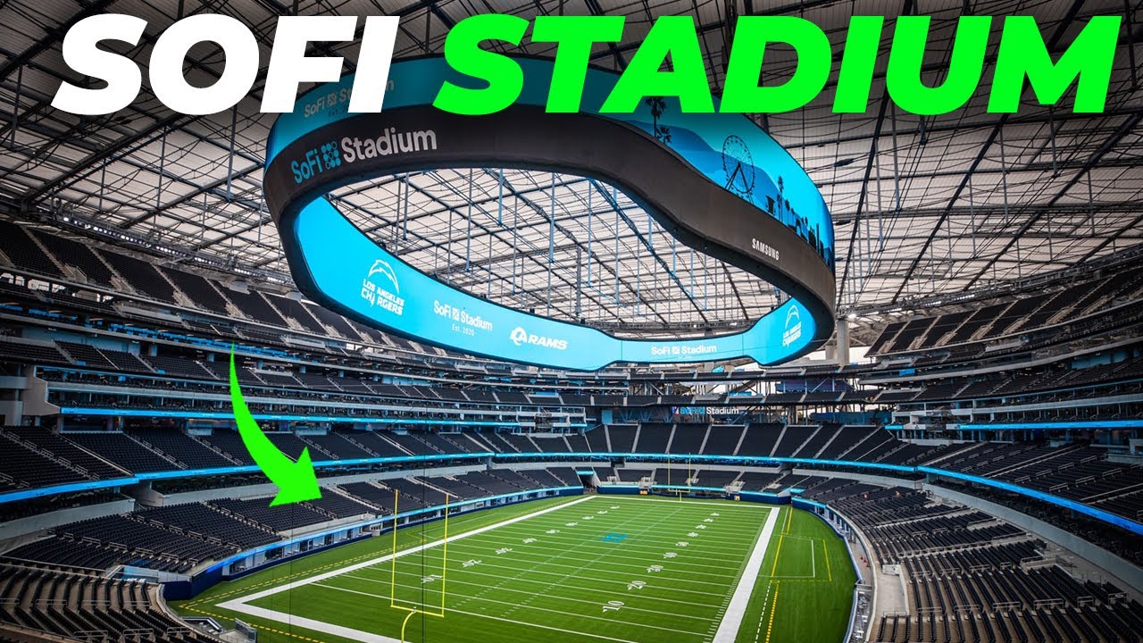 100 000+ FANS AT SOFI STADIUM - $6 BILLION VENUE IN ACTION - YouTube