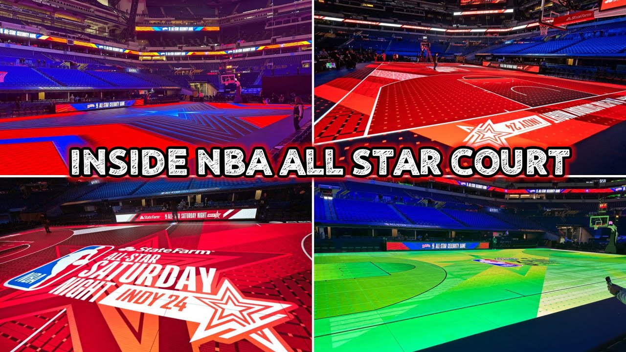 AMAZING! FULL LED COURT! Inside Gainbridge Fieldhouse (Indianapolis ...