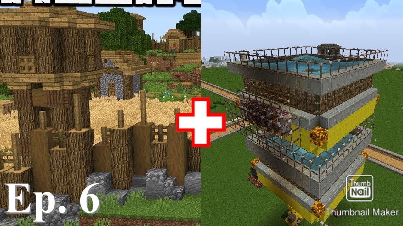 Minecraft Let’s Play Ep.6 - Border Walls! + Land for Redstone Machinery ...