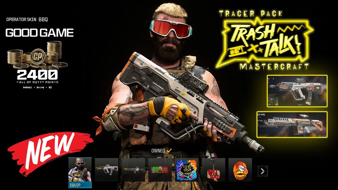 Call of Duty MW3 - NEW Tracer Pack: Trash Talk MASTERCRAFT Bundle - YouTube