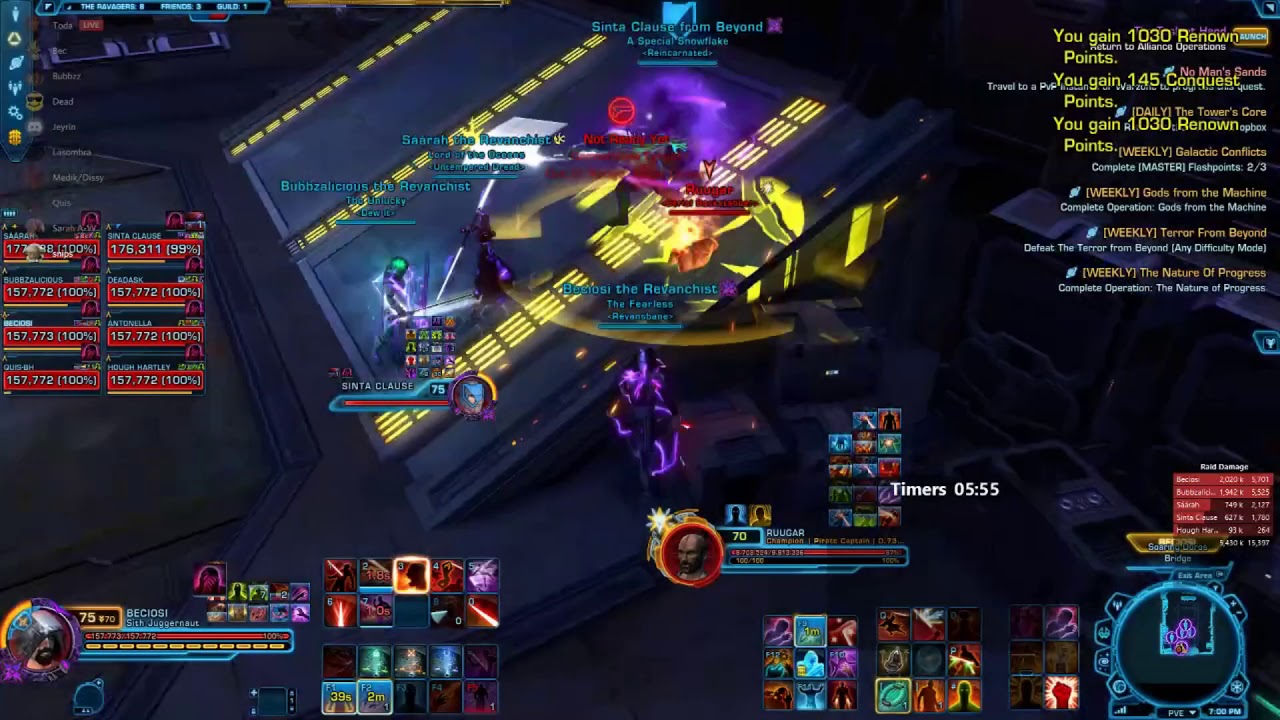 SWTOR - Coratanni HM - with Dishonored Revanchists - YouTube