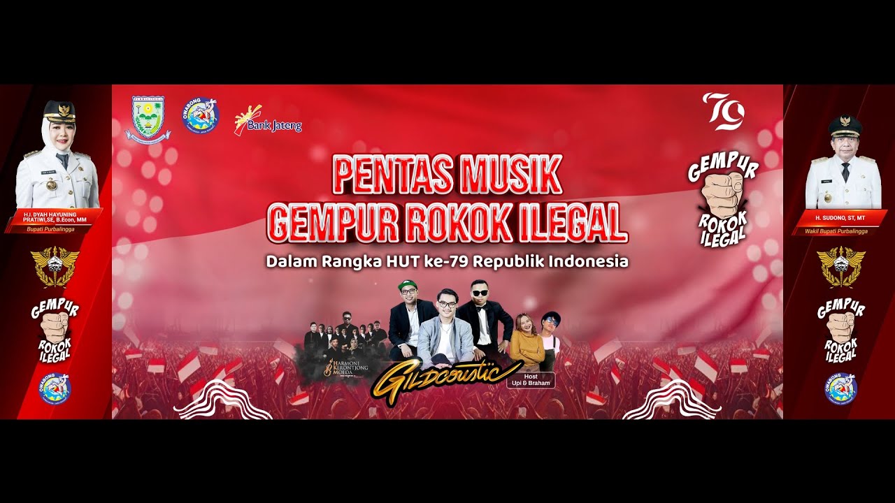 [ LIVE STREAMING ] PENTAS MUSIK GEMPUR ROKOK PURBALINGGA 29 AGUSTUS ...