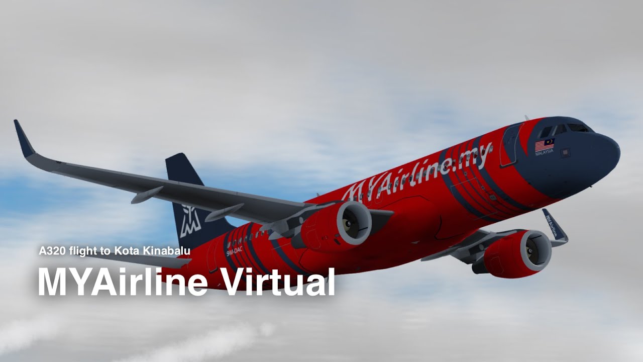 MYAirline ROBLOX A320 Flight - YouTube