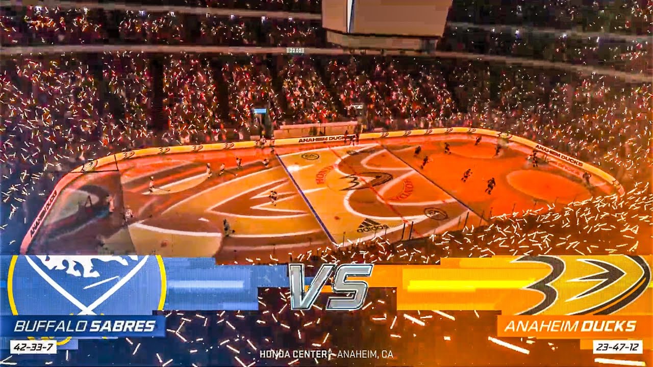 Buffalo Sabres vs Anaheim Ducks 1/23/2024 NHL 24 Gameplay - YouTube