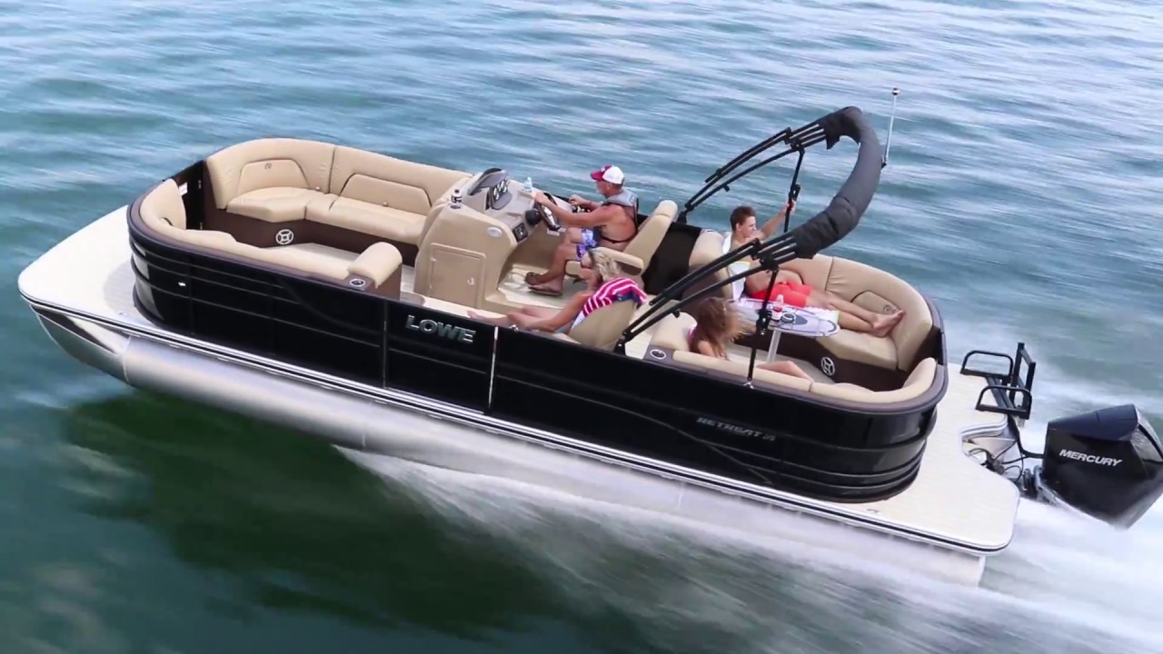 Lowe 2019 Retreat270EW Pontoon - YouTube