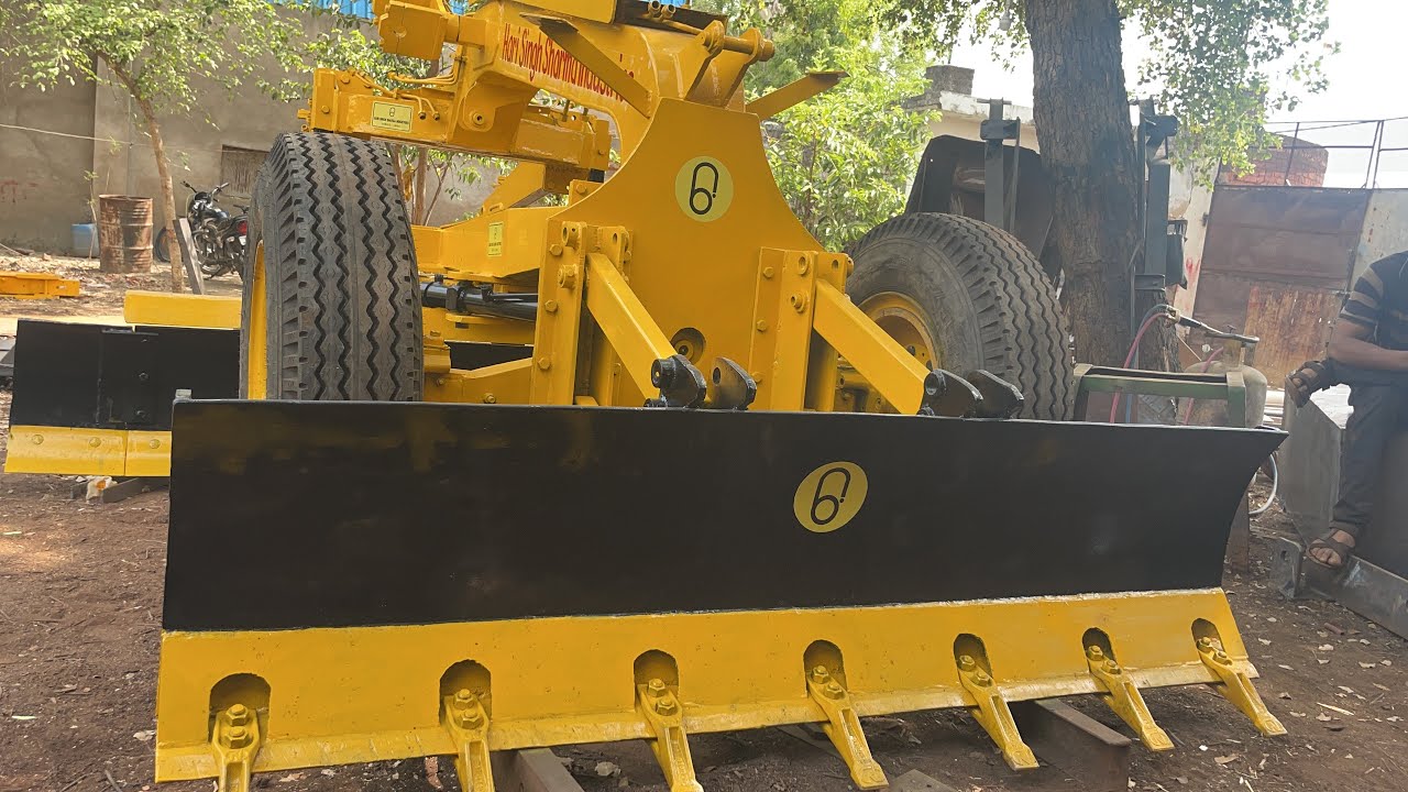 JCB GRADER ATTACHMENT HSSI-170 ( Motor grader ) - YouTube