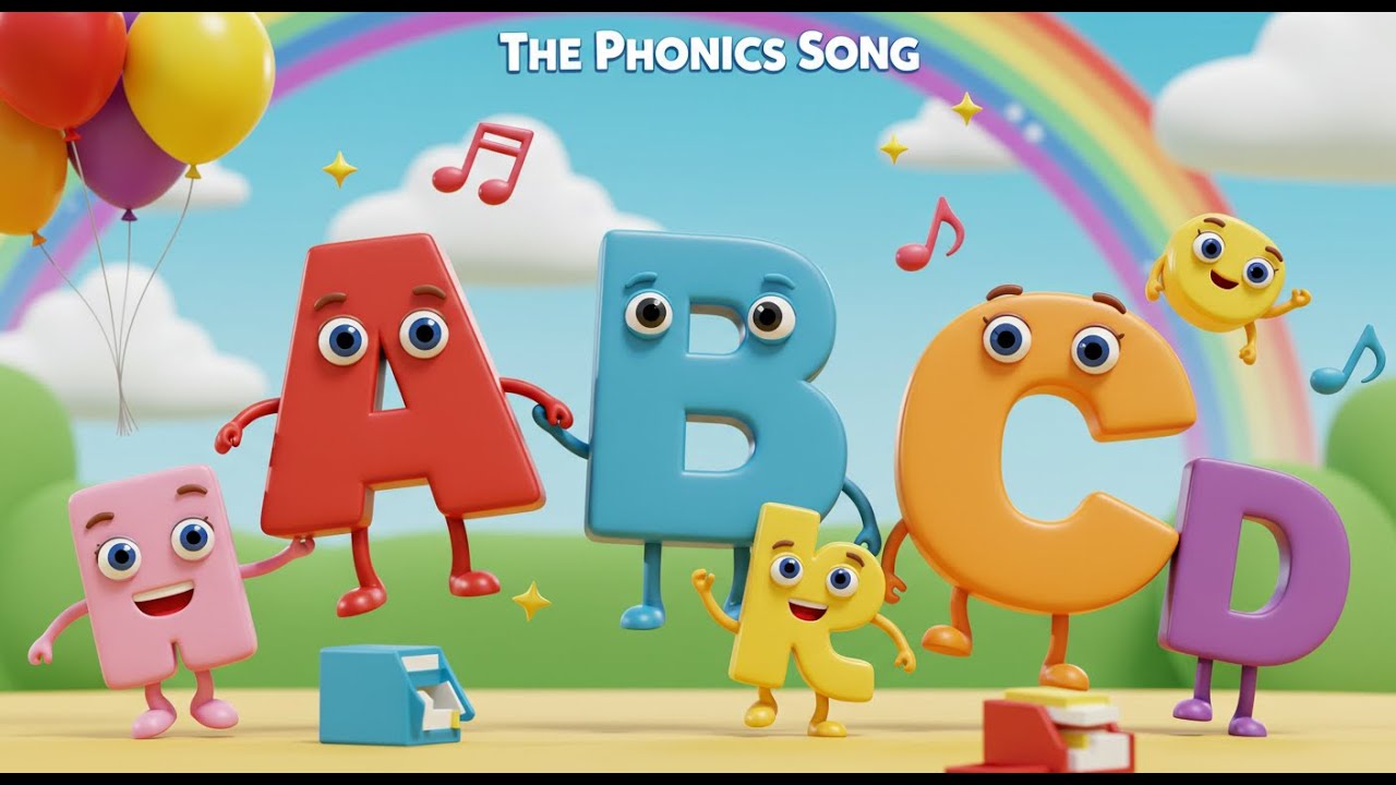 The Phonics Song 🔡 | ABC Alphabet Song for Kids | Learn Letters ...