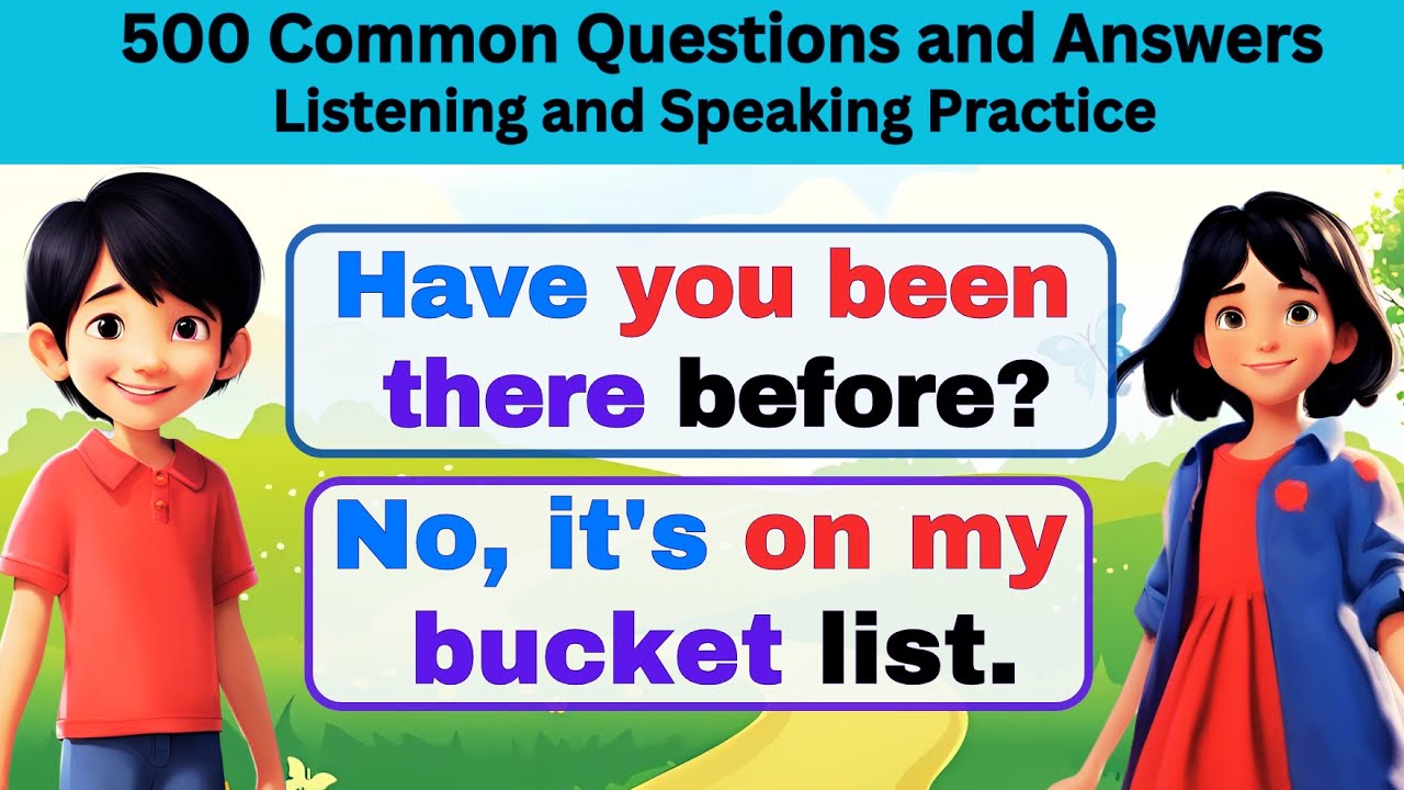 English Conversation Practice | 500 questions and answers | English ...