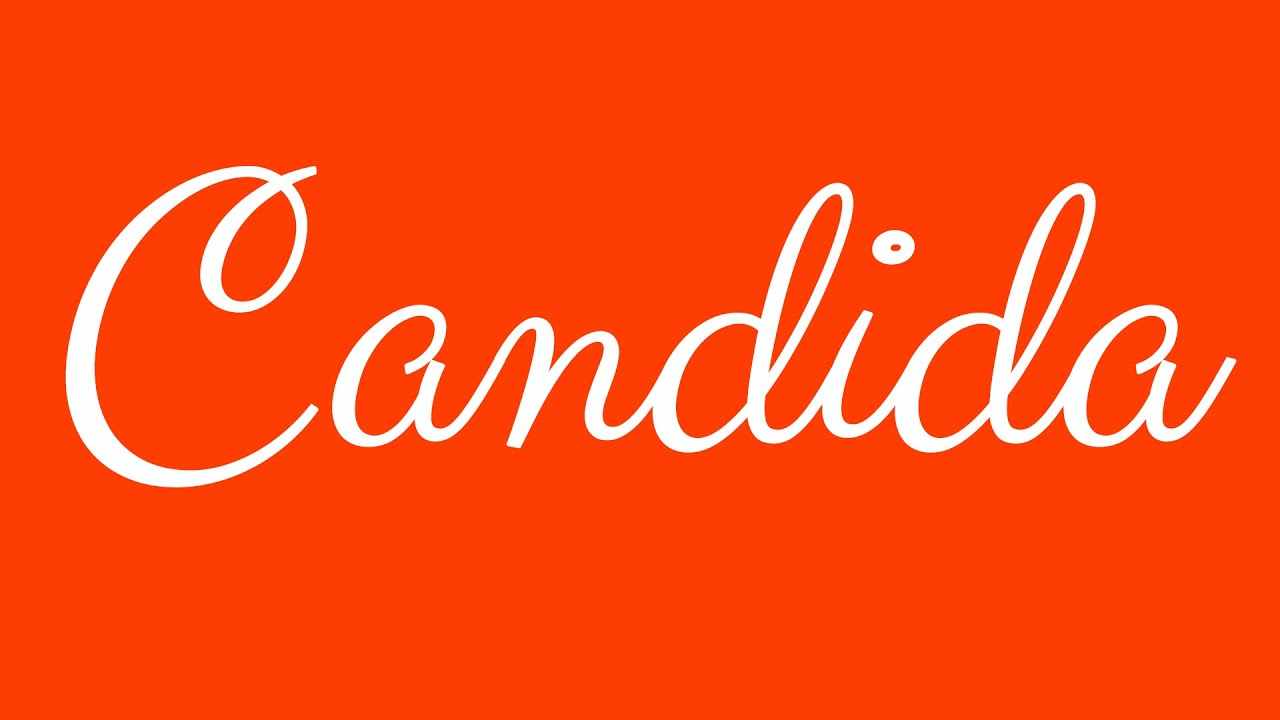 Learn how to Sign the Name Candida Stylishly in Cursive Writing - YouTube