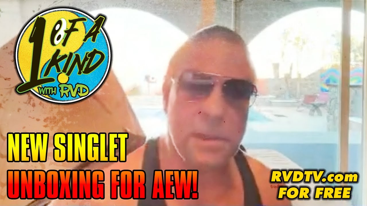 Rob Van Dam Unboxes New Singlet For 2/21 AEW Dynamite! - YouTube