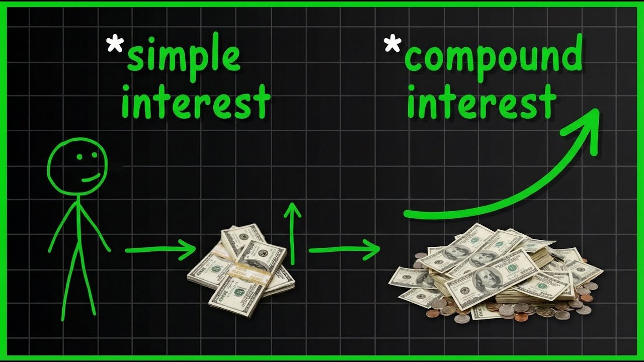 Explain Simple And Compound Interest - YouTube