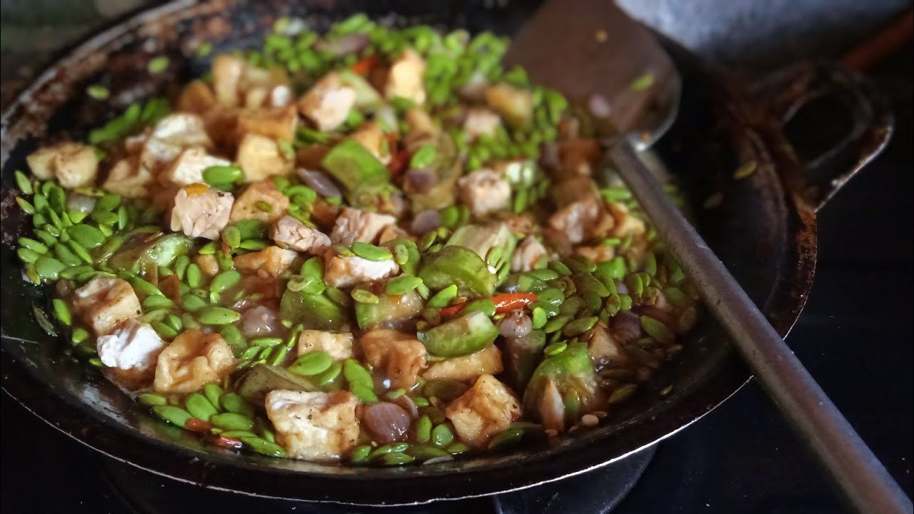 menu resep ndeso oseng oseng || ada tahu, tempe, pete dan terong. - YouTube