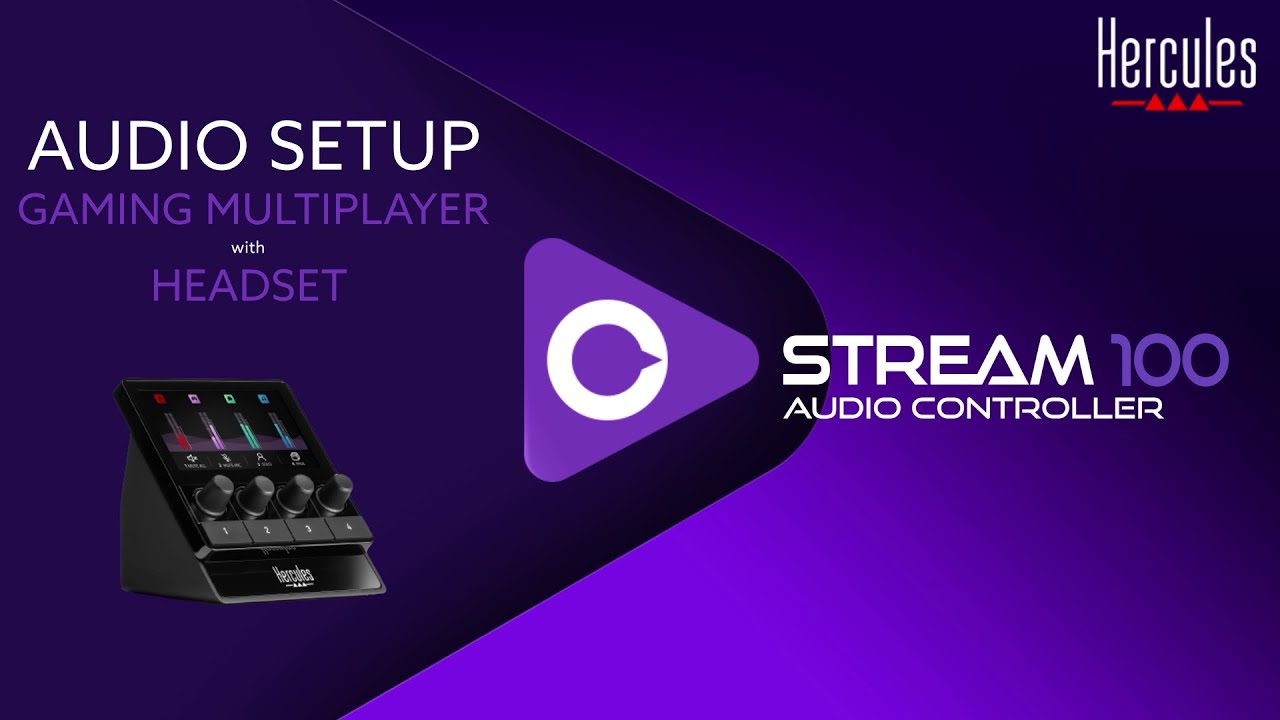 How to set up my audio controller for a multi game stream with an ...