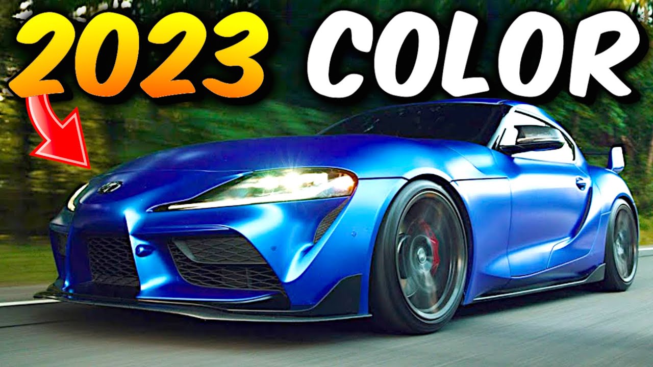 NEW 2023 Toyota Supra Color Reveal!! - YouTube