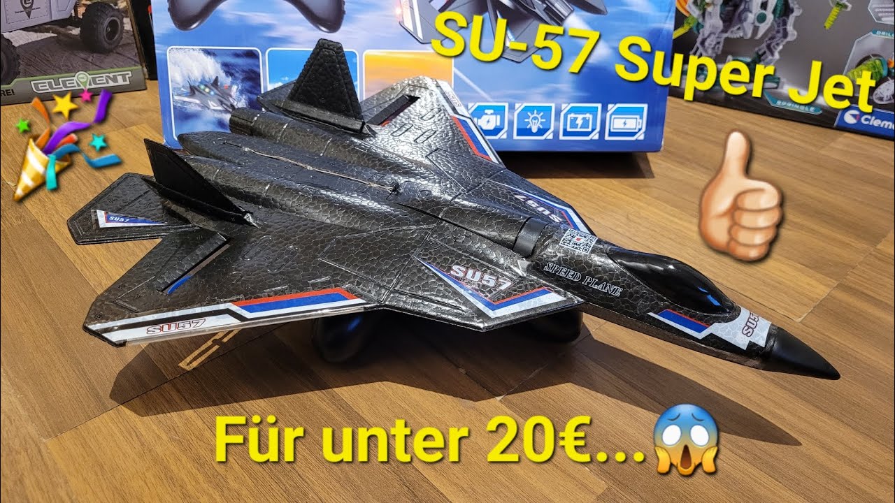 🛩 FX SU-57 Super Jet für unter 20€ 😱 #unboxing #feixiong #fx-57 #rcplane #rcflying #rcflugzeug 👋 ...