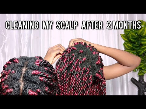 HOW TO CLEAN HAIR WITHOUT SHAMPOO // RELAXED HAIR ROUTINE ...