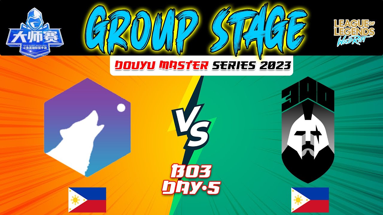 Group A | Day 5 - CD vs The 300 - Douyu Master Series 2023 - WRT Season ...