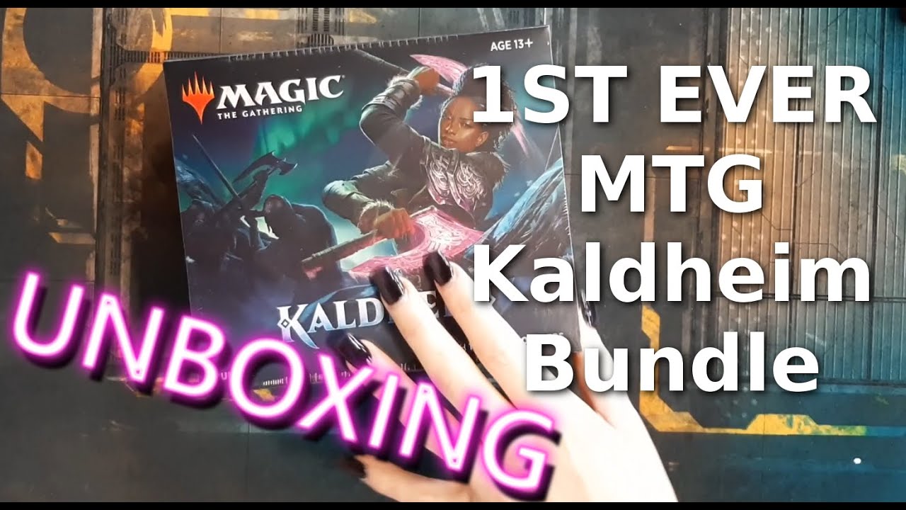 1ST EVER MTG Kaldheim Bundle UNBOXING - YouTube