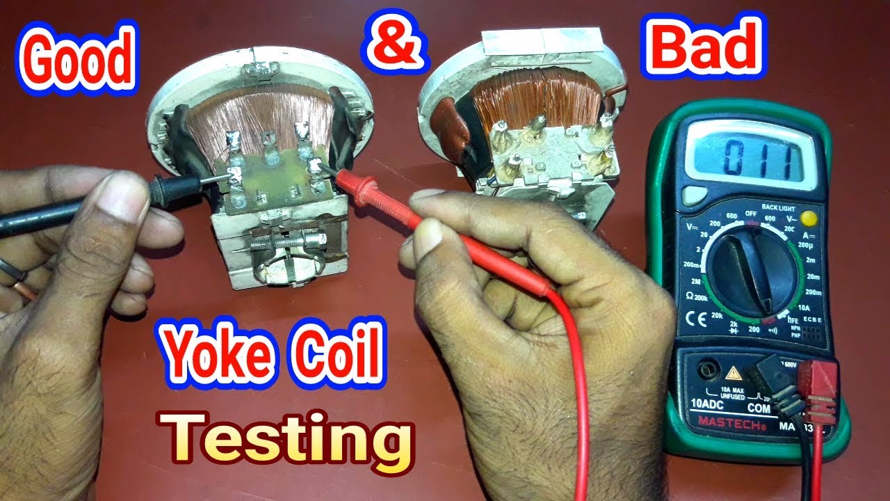 Yoke Coil Testing Good Or Bad in a Multi Meter - YouTube