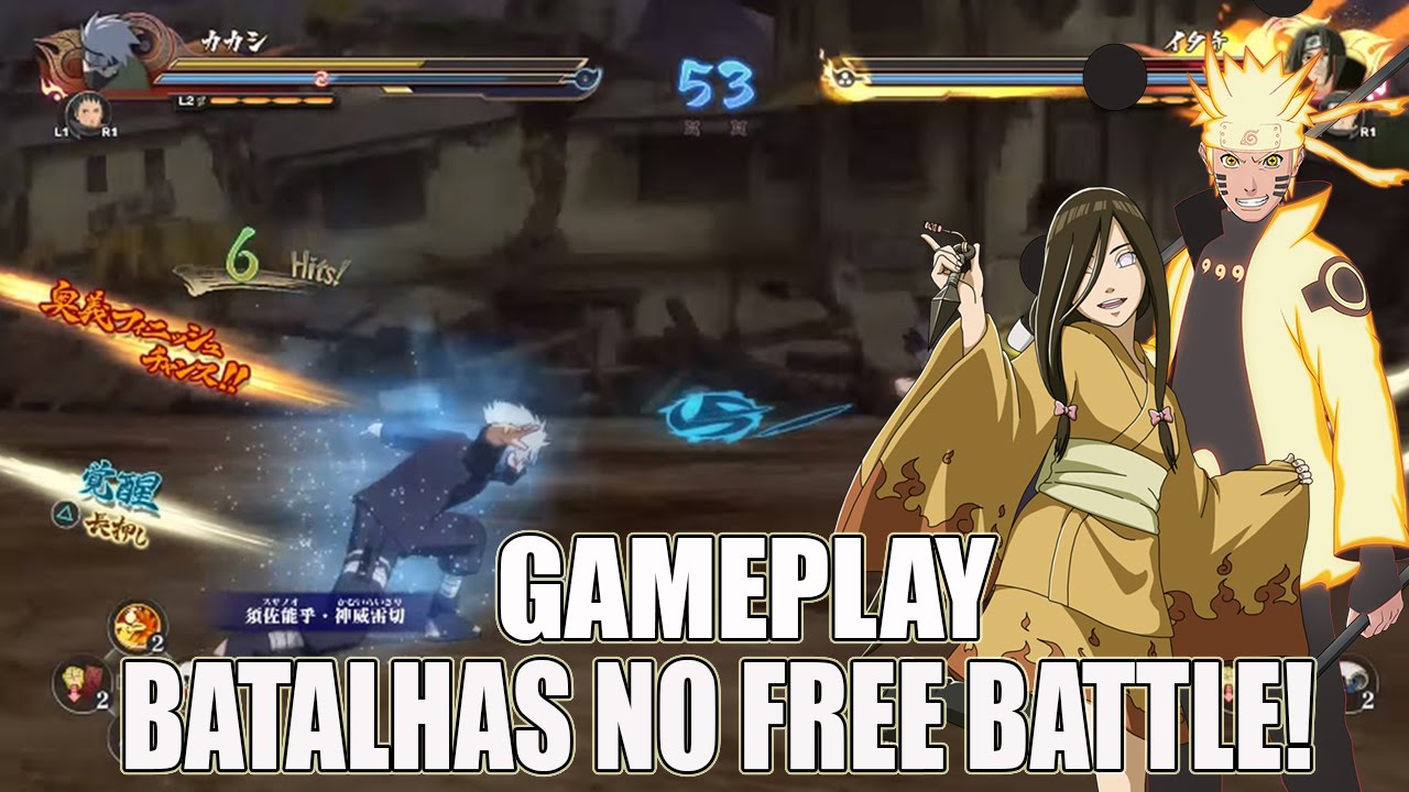 NARUTO STORM 4 - BATALHAS NO FREE BATTLE! - YouTube